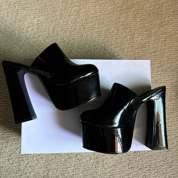 YRU | Shoes | Yru Y2k Platform Mule Heels | Poshmark